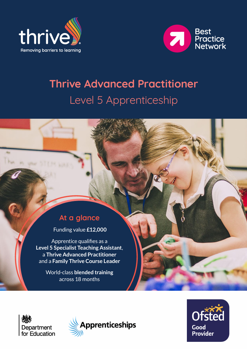 A guide to the Thrive Advanced Practitioner Apprenticeship